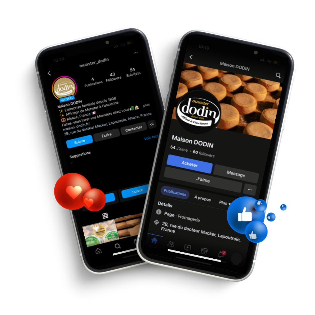 Maison Dodin / Venez nous suivre sur Instagram et Facebook